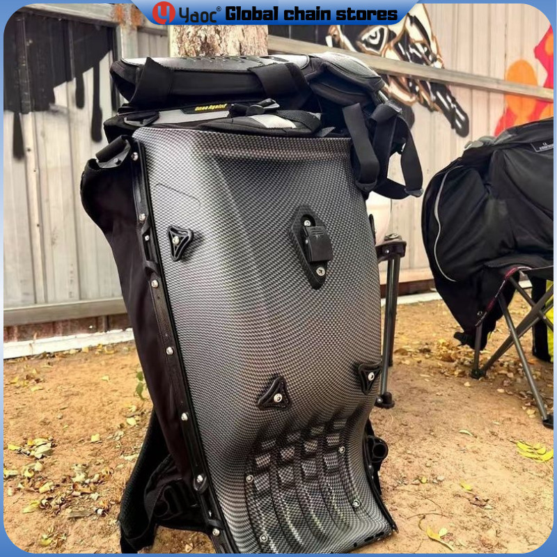 Yyaoc® Anoka Motorcycle Riding Backpack Knight Cycling Bag Hard Shell ...