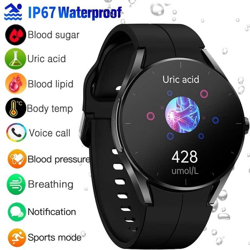 Smart Watch KS05 Laser Therapy Smartwatch For Men Women Lipid Uric Acid ...