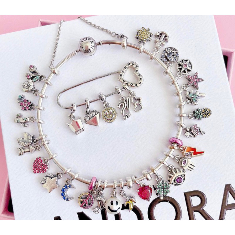 ♞Pandora Me charm แท้100% ชาร์มจิ๋ว สำหรับใส่กำไลรุ่น ME และ ESSENCE ...