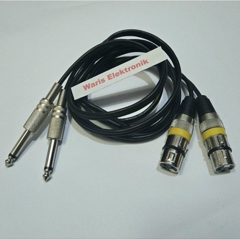 ในสต็อก Canon Female DOUBLE to Akai Toa XLR Jack Cable 6.5 DOUBLE 1.5m ...