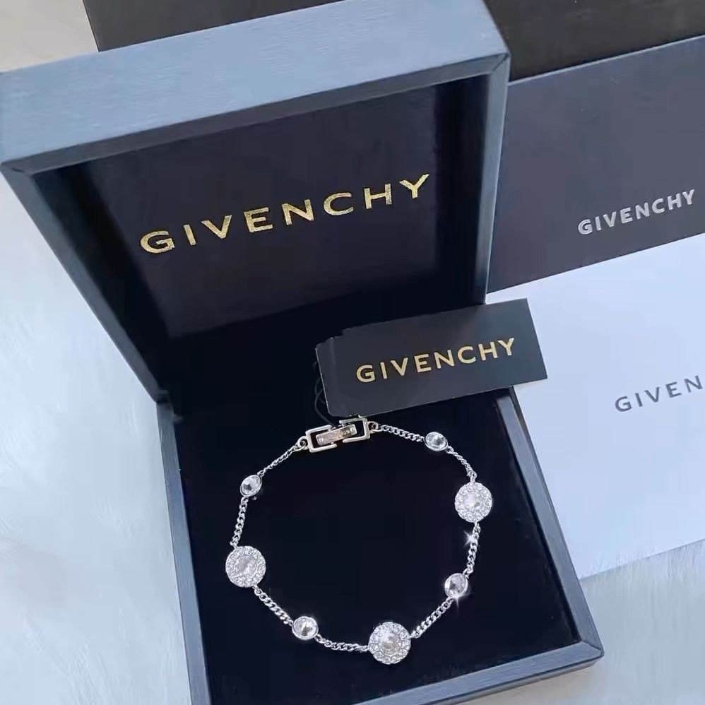 ขายร้อน GIVENCHY Internet Celebrity Jijia ใหม่สร้อยข้อมือคริสตัล ...