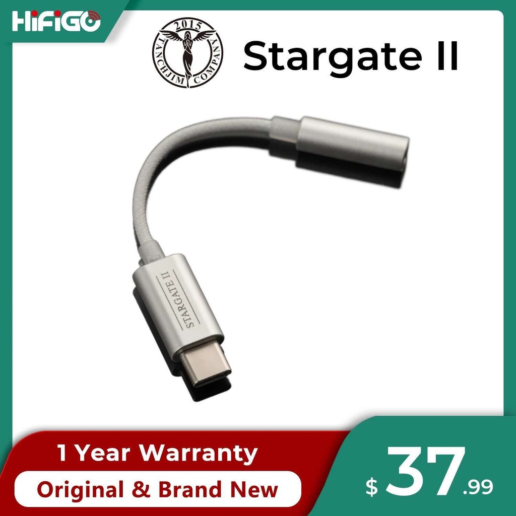 TANCHJIM Stargate II / Stargate 2 CS43131 แบบพกพา USB DAC/AMP TypeC ถึง 3.5 มม.DSD256 Hi-res หู ...