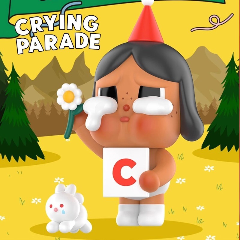 ฟิกเกอร์ Popmart CRYBABY Patrol Series CRYING Baby PARADE Series Figure ...