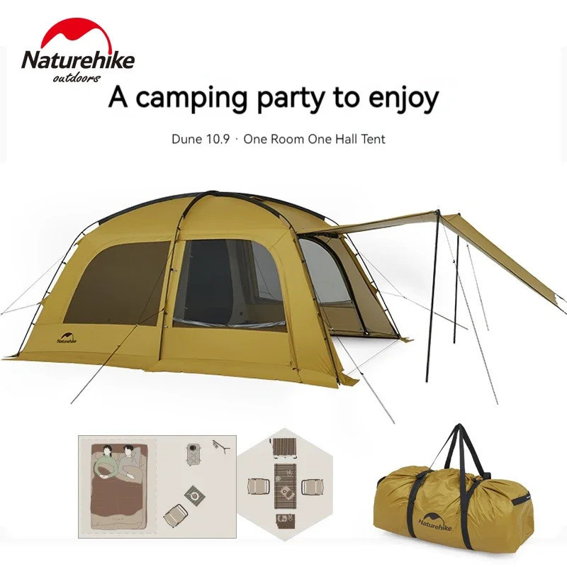 3x3 Folding Tent Cuben Fiber Ultralight Waterproof Tent 4 People ...