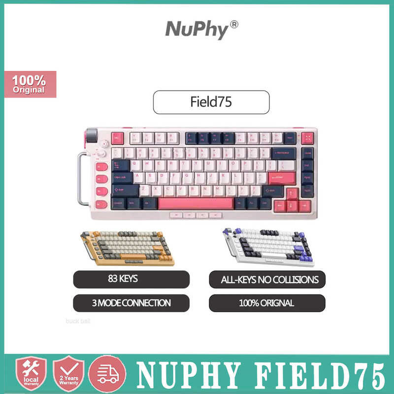 Field75 RGB NuPhy Hot-Swap Bluetooth 2.4g Wireless Mechanical Gaming ...