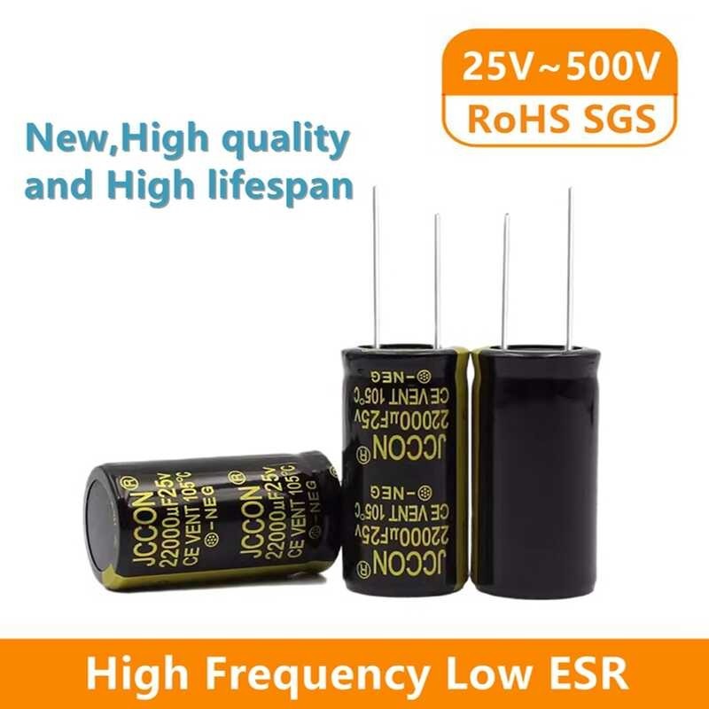 JCCON 25V 35V 50V 63V 100V 160V 200V 250V 450V 68Uf 100Uf 1000Uf 2200Uf 4700Uf 10000Uf 22000Uf ...