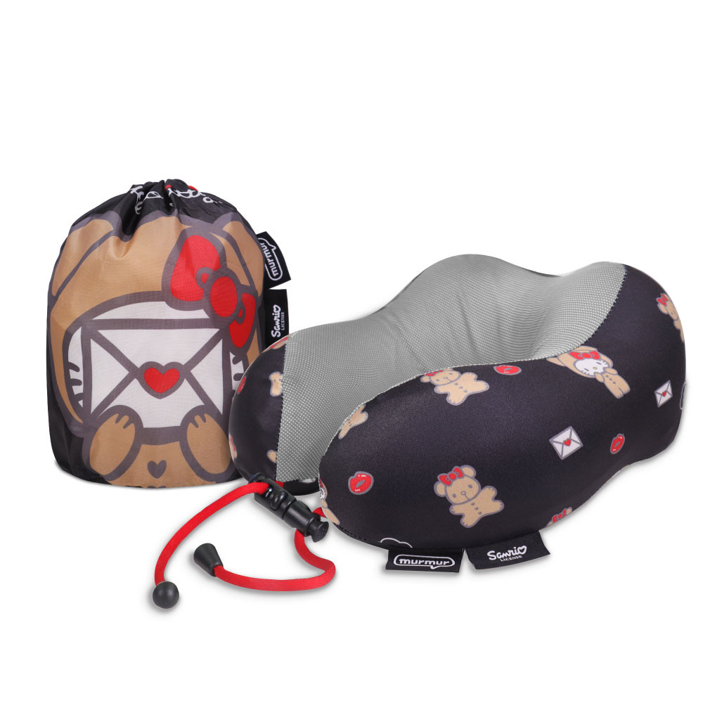 ในสต็อก [mur Official] หมอนรองคอบรรเทาความดันสําหรับเดินทาง [Hello ...