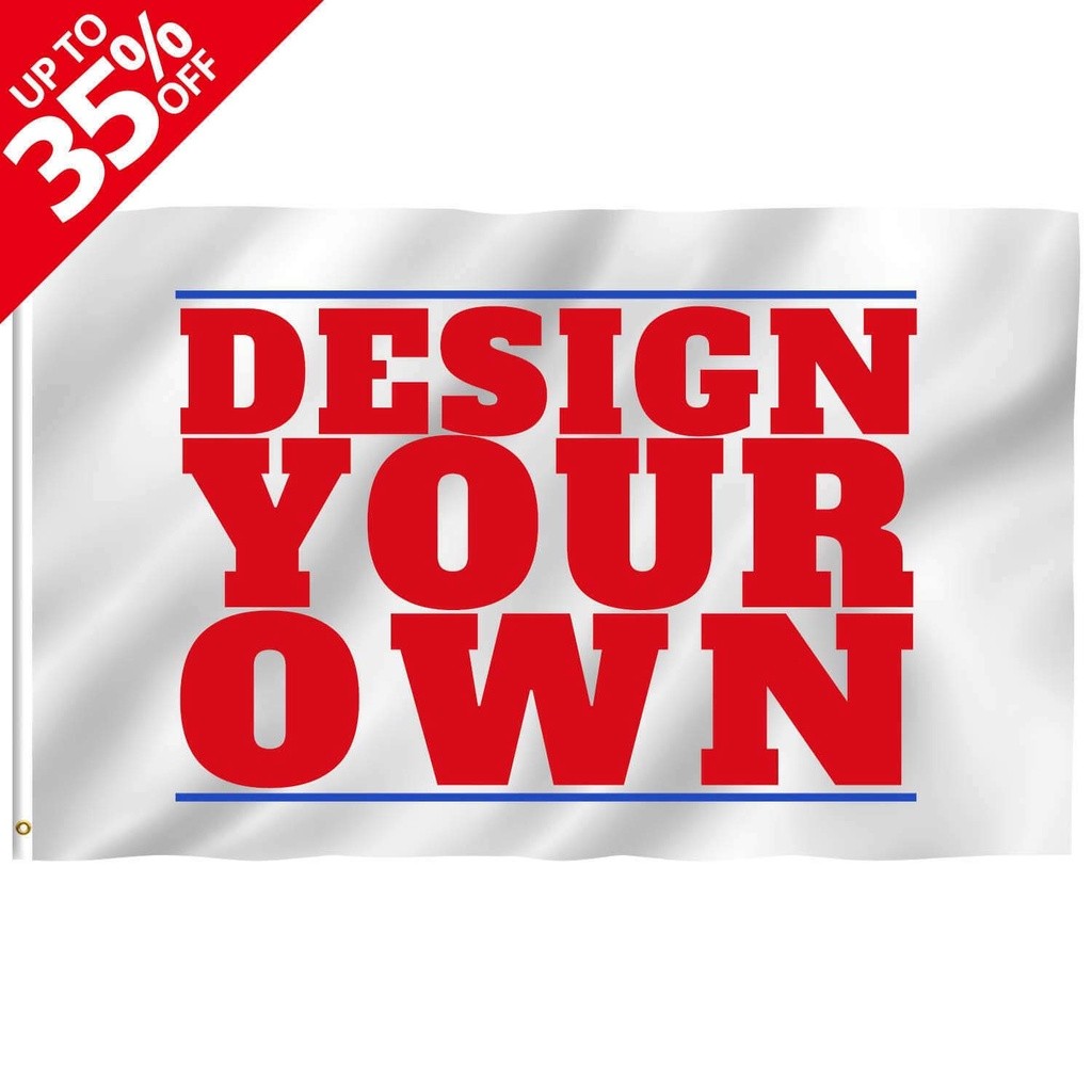 ในสต็อก Anley Double Sided Custom Flags แบนเนอร์ที่กําหนดเอง - พิมพ์ ...