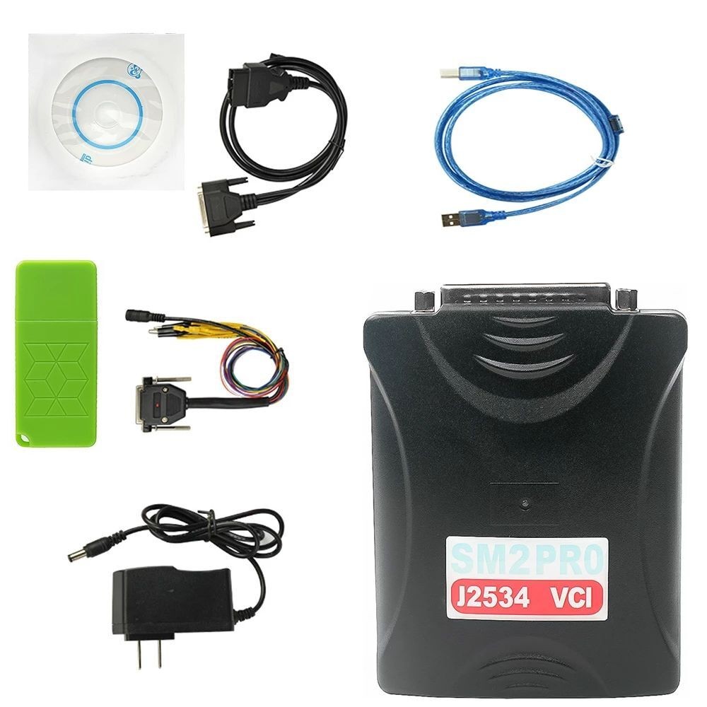 ใหม่ล่าสุดสําหรับรถวิศวกร SM2 Pro J2534 VCI ECU โปรแกรมเมอร์ข้อมูลอ่านและเขียนเครื่องมือ ...