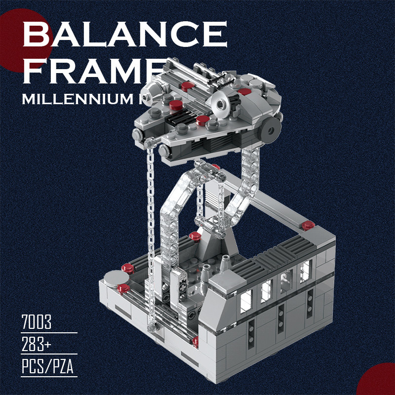 MOC Balance Frame Tensegrity Falcon X-wing Spaceship Fighter Battleship ...