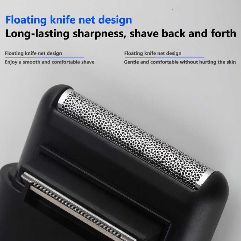 VGR Reciprocating Men 'S Twin Blade Waterproof Cordless Razor USB ...