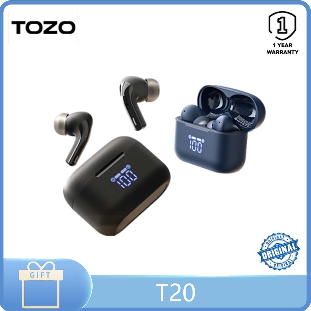Tozo T20 ชุดหูฟังบลูทูธไร ้ สาย True In-ear ENC โทรลดเสียงรบกวน 42 ชั ่ ...