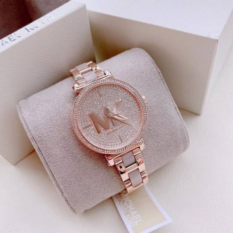 ♞(ผ่อน0%) นาฬิกา Michael Kors Women's MK4336 Sofie Analog Display ...