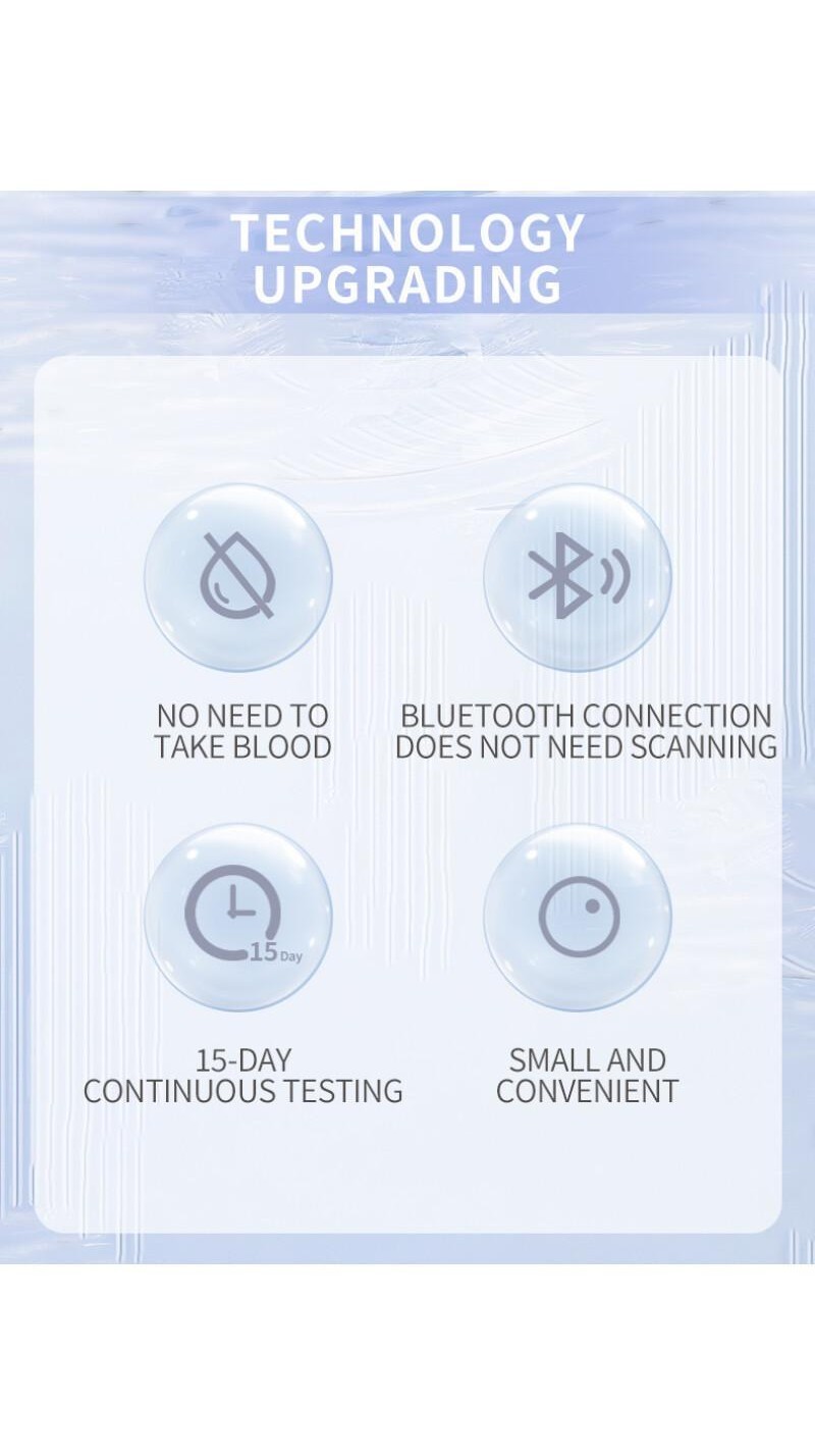LinX Dynamic Blood Glucometer CGM Sensor Freestyle Libre สวมใส ่ ระบบ ...