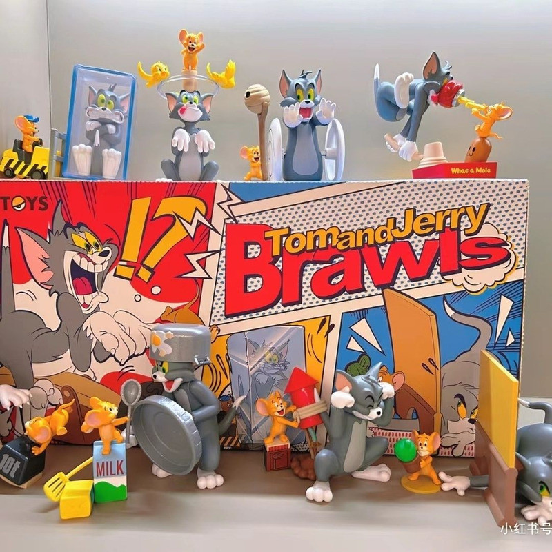 {Vivi Toys} ของแท้ TOM และ JERRY Cat Mouse Battle Series Mystery Box ...