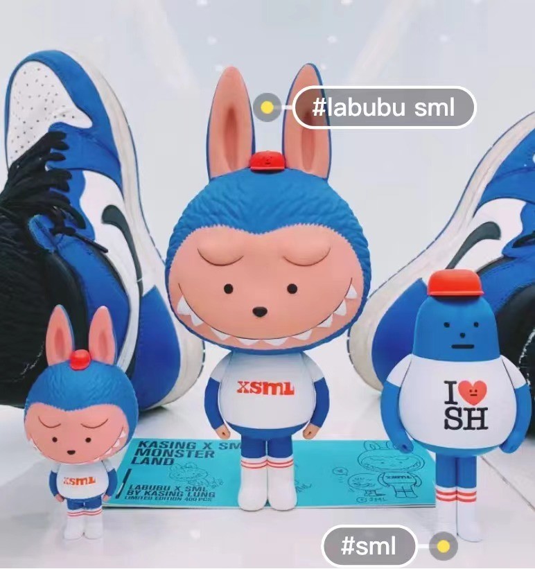 อินเทรนด ์ เล ่ น Labubu Mystery Box ซ ่ อน labu labu Peas Eye Little ...