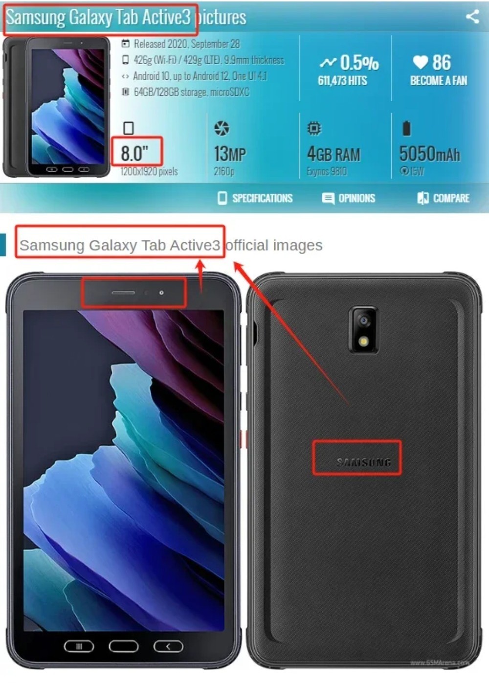 เคสใสเหมาะกับ Samsung Galaxy Tab Active 3 2020 8 นิ้ว SM-T570/T575/T577 ...