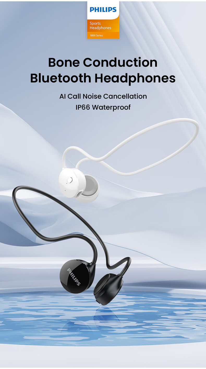 หูฟังบลูทูธกีฬา Philips Bone Conduction | Shopee Thailand