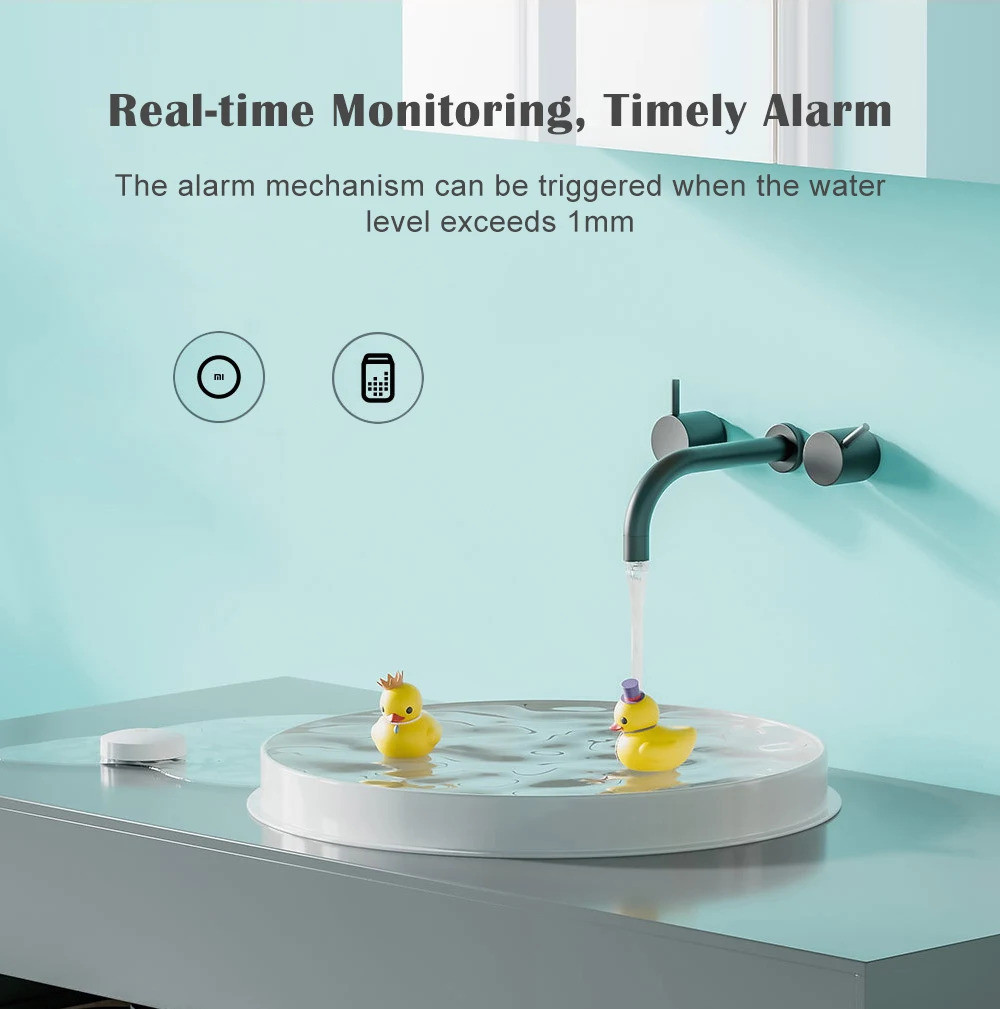 ใหม่ล่าสุด Water Immersing Sensor Flood Water Leak Detector สําหรับ ...