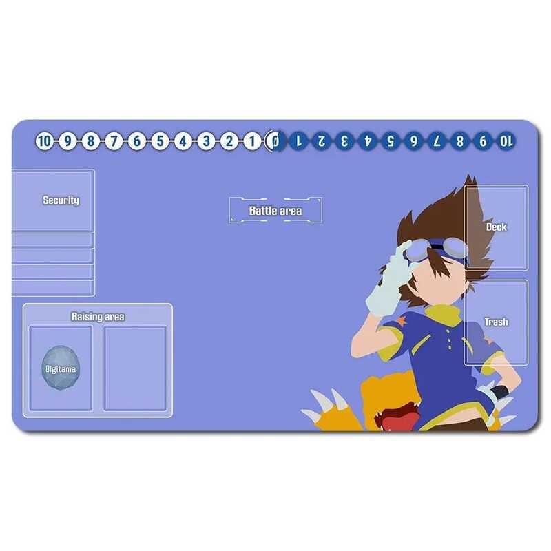 695497 - เกมกระดาน Digimon Playmat ตารางขนาด 60X40 ซม. แผ่นรองเมาส์ ...