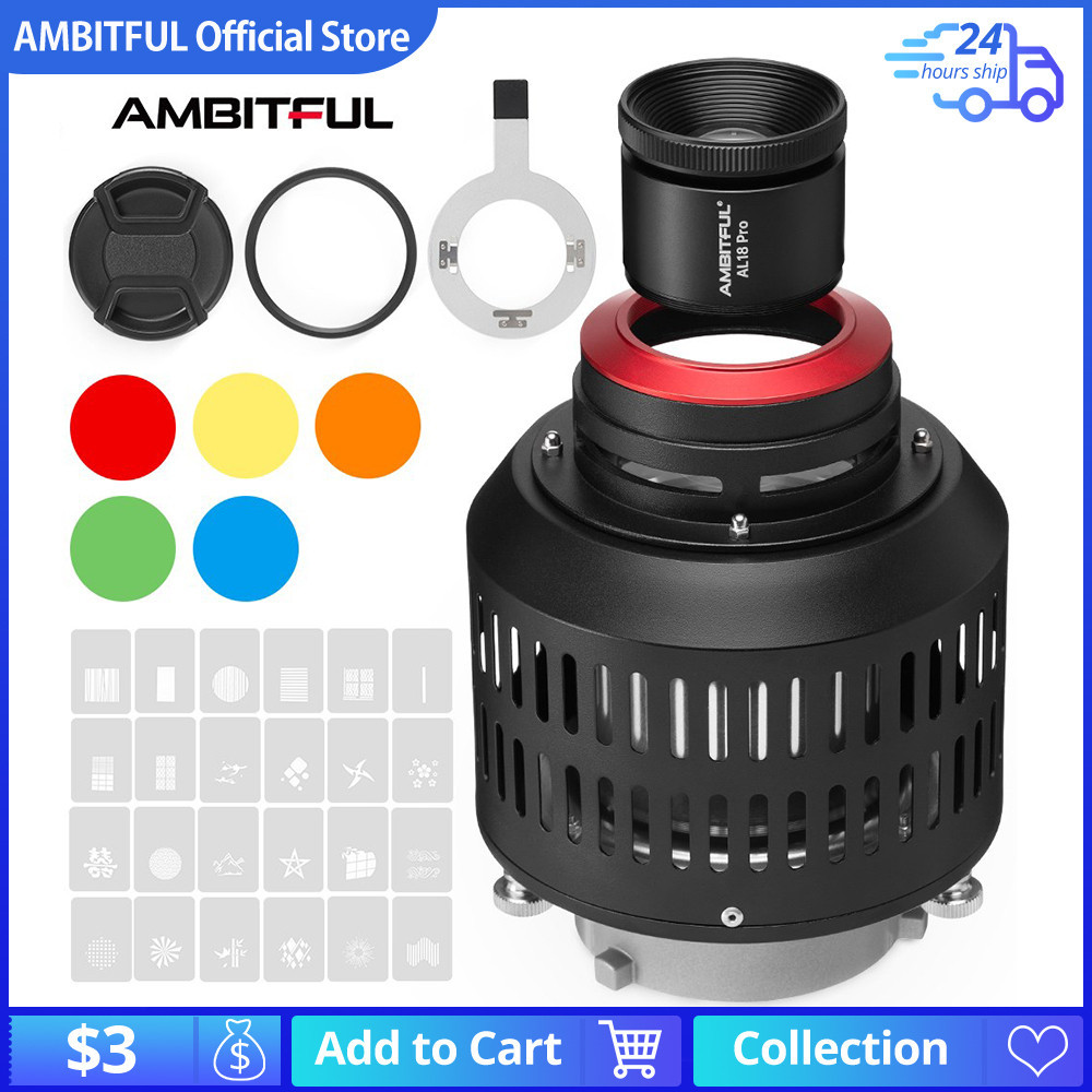 Ambitful AL-18 PRO โฟกัส กรวย สนูท ภาพถ่าย ออปติคอล คอนเดนเซอร์ อาร์ต ...