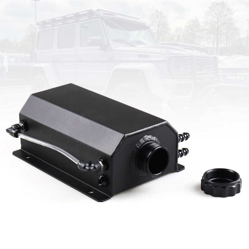 Universal 2L Alloy Engine Oil Fuel Gas Catch Can Breather Bottle ...