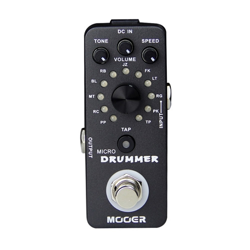 Mooer MDM1 Micro Drummer กีตาร์เหยียบดิจิตอลกลองเครื่องกีตาร์เหยียบ Tap ...
