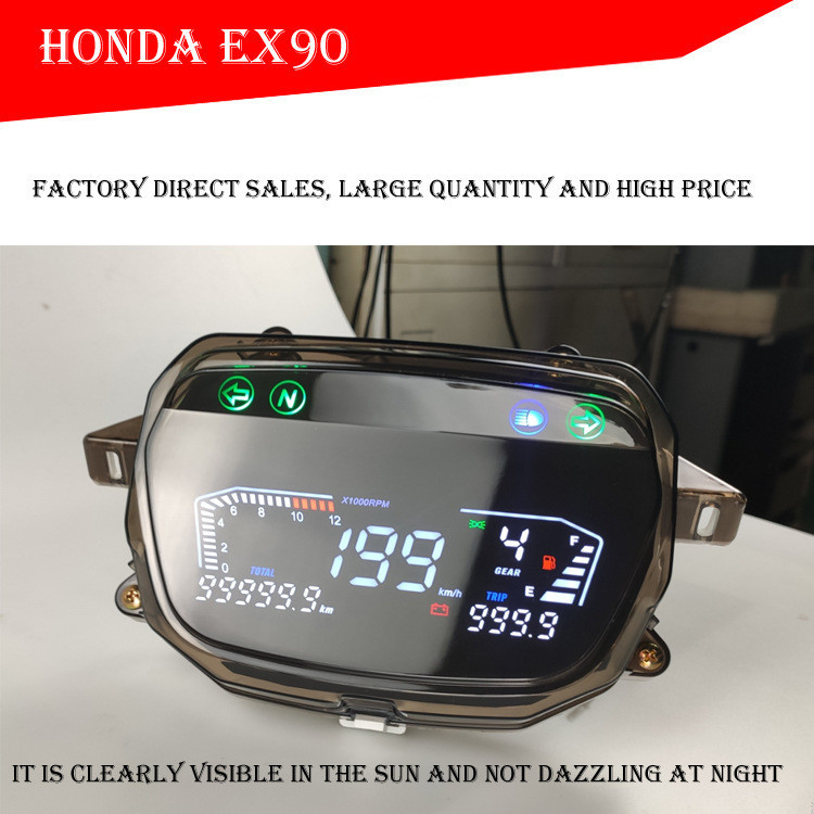 Led มาตรวัดความเร็วดิจิตอล Dayang 100 รถจักรยานยนต์ประกอบเครื่องมือ ...