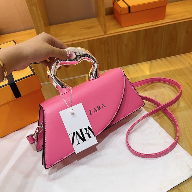 Zara Cross-border French Bag Womens 2025 New Shell Bag Texture ยอดนิยม ...