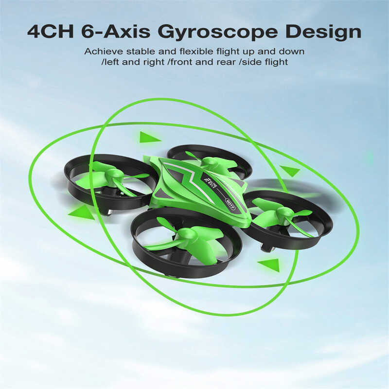 Eachine E017 ♎ Mini 2.4G 4Ch Drone 6-Axis Altitude Hold Headless Mode RC Quadcopter RTF Toys ...