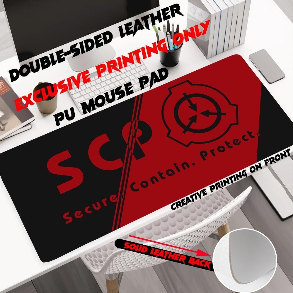 องค์กรยอดนิยม S-SCP F-Foundation Mouse Pad ขนาดใหญ่โต๊ะทํางาน Protector ...