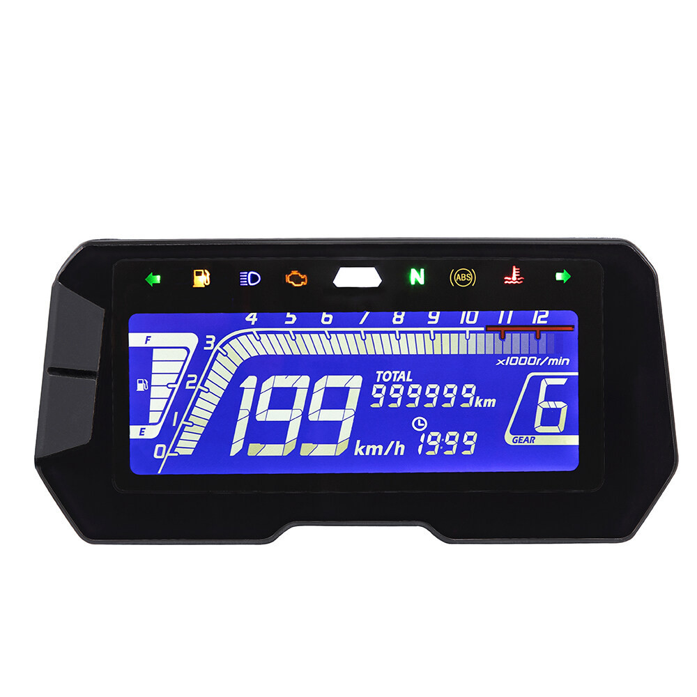 ใหม่ปรับดิจิตอล SpeedoMeter RPM LED รถจักรยานยนต์สําหรับ Honda CRF300L ...
