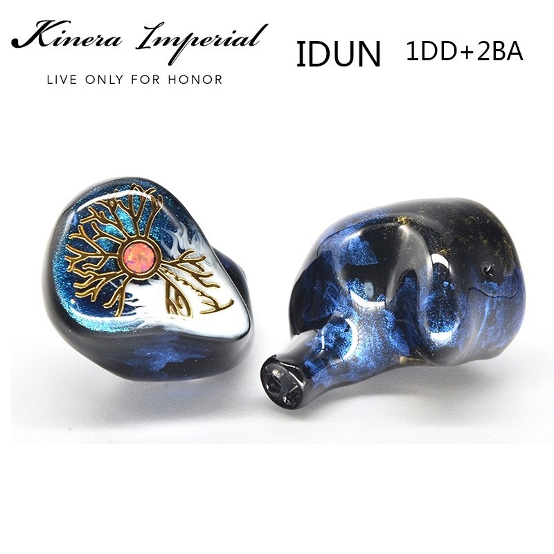Kinera IDUN gold IDUN2.0 หูฟังชนิดใส ่ ในหู IEM 1DD +2BA หูฟังไดร ์ เว ...