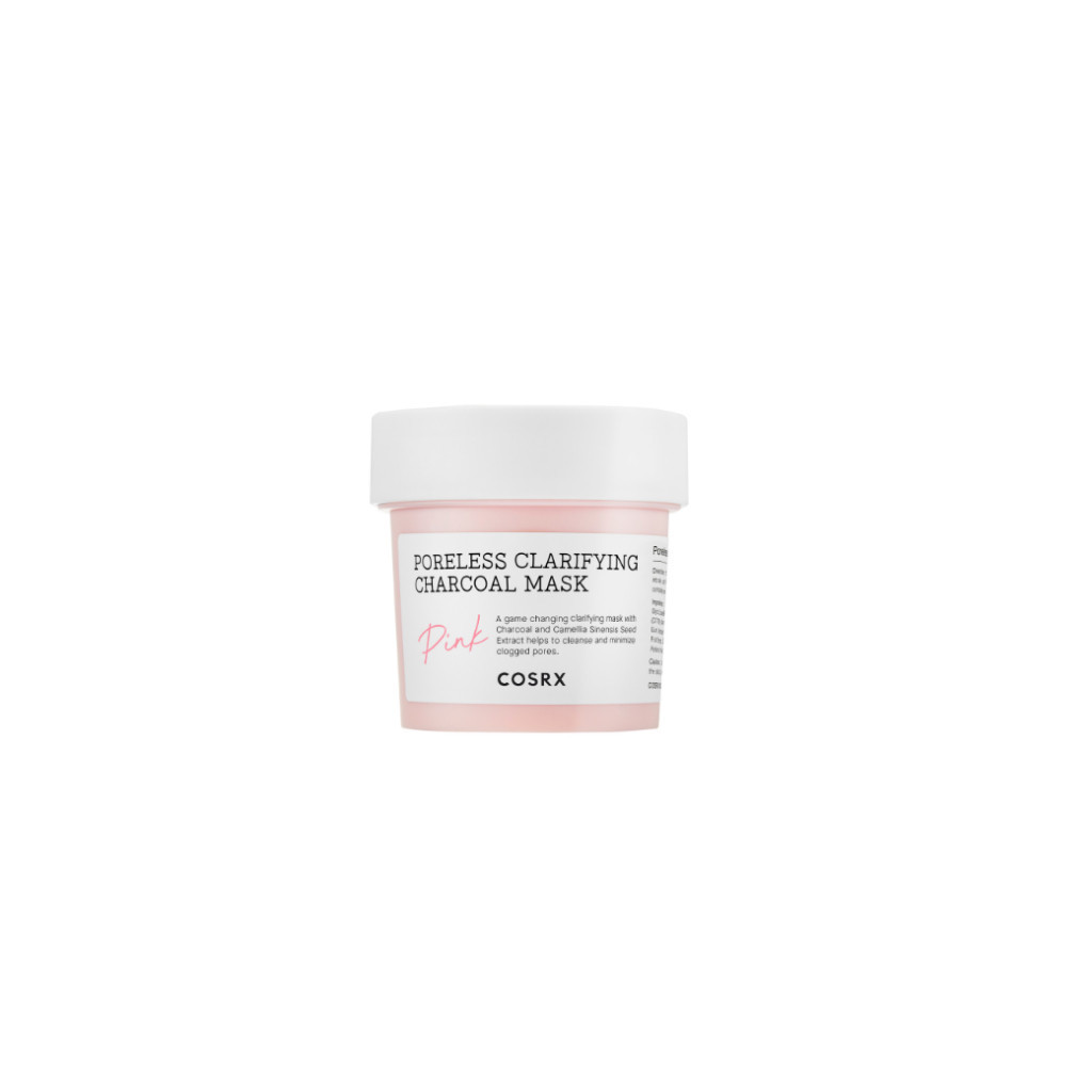 ♞COSRX Poreless Clarifying Charcoal Mask Pink 110g คอสอาร์เอ็กซ์ พอร์เล ...