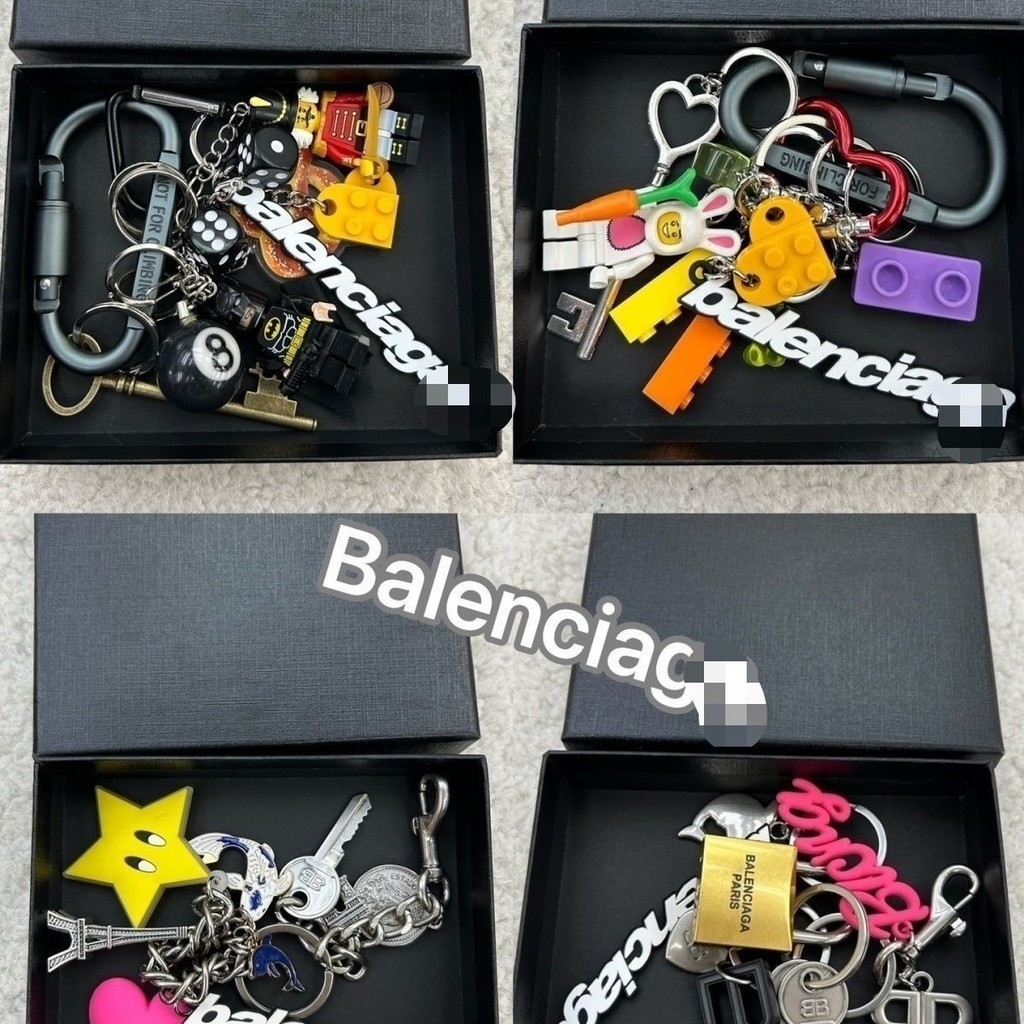 Balenciaga [Little Red Book Hot Style] จี้พวงกุญแจ Paris Blcg ประณีต ...