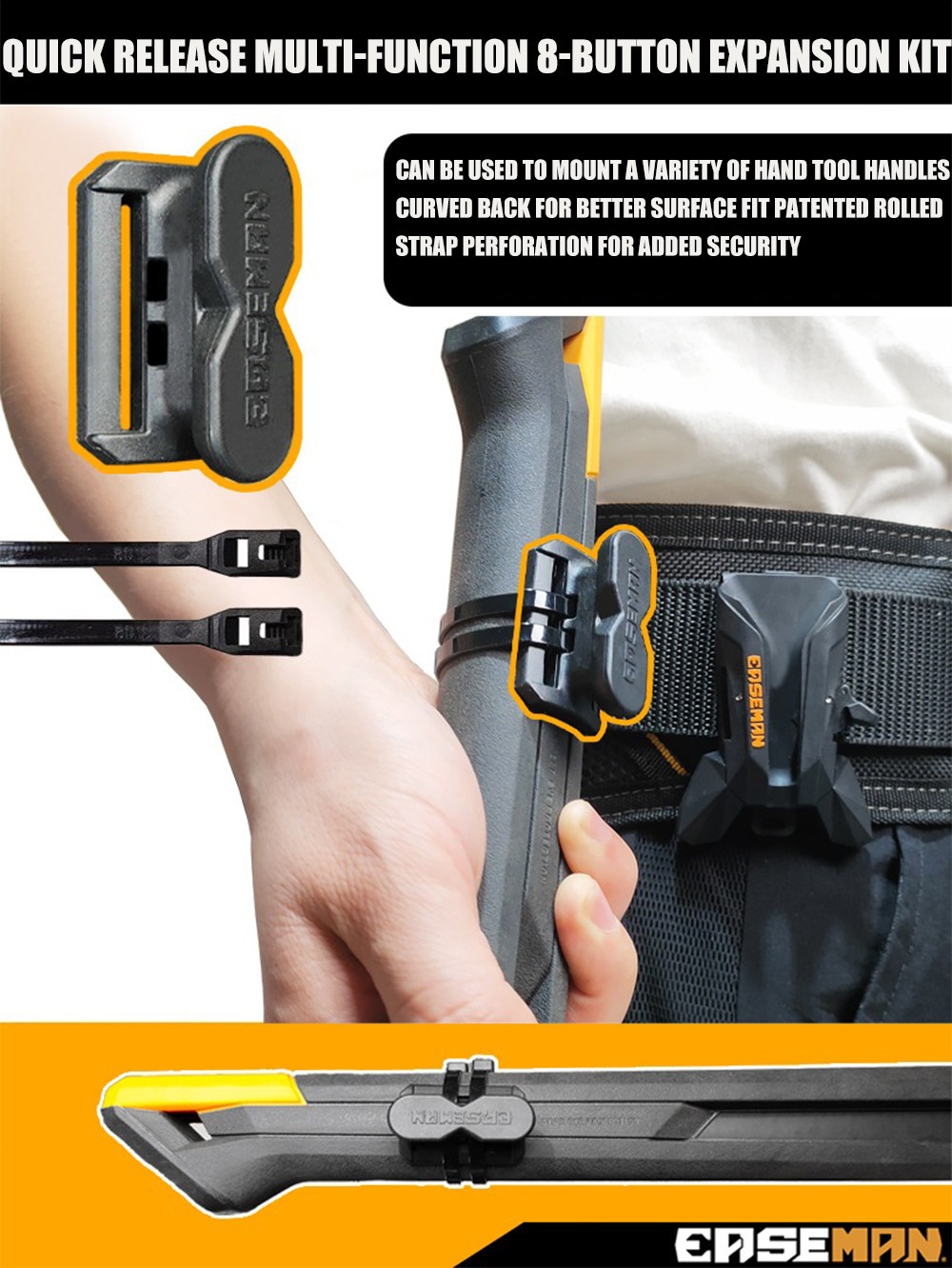 Easeman EM-1.0/EM-2.0/EM-3.0 Quick Release Latch Power เครื่องมือเข็มขัด Quick Release Hook ...