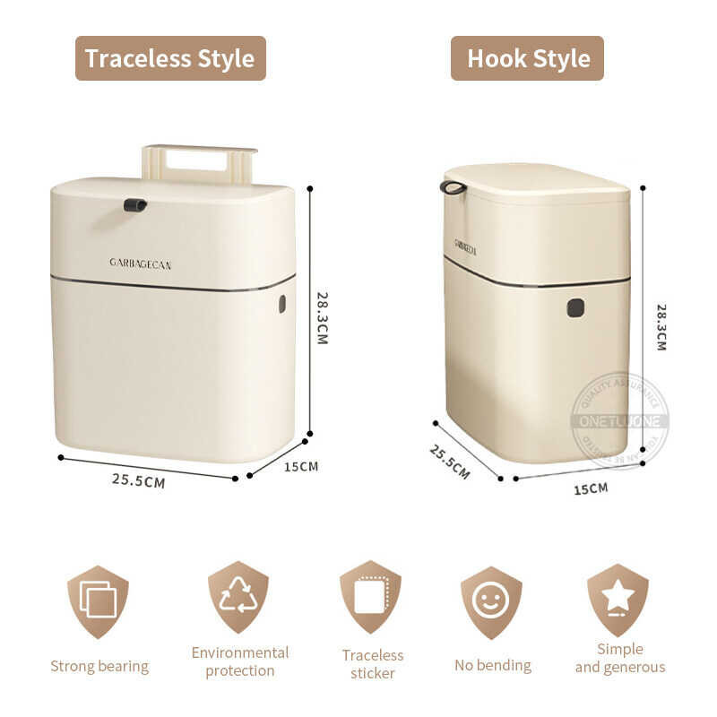 Onetwone 10L Wall Mounted Recycling Bins Hanging Bin For Kitchens ...