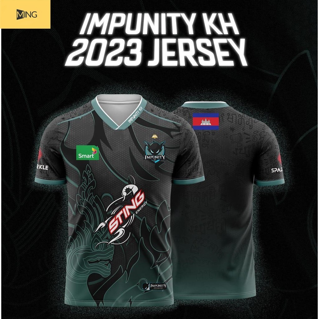 Ming NEW！E-sport jersey MLBB team impunity kh 2024 | Shopee Thailand
