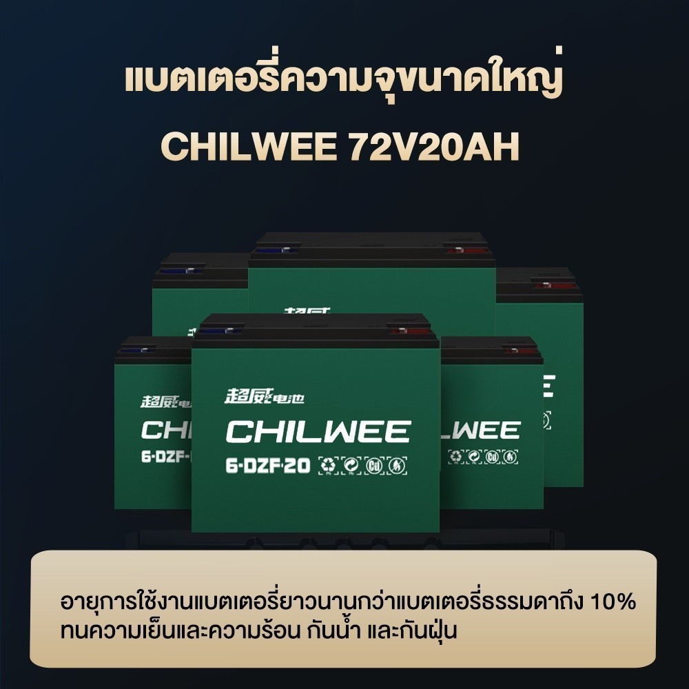 GOWEI 3000W มอเตอร์ไซค์ไฟฟ้า รถมอเตอร์ไซต์ไฟฟ้า รถไฟฟ้าผู้ใหญ่ ความเร็ว75กม./ชม รถไฟฟ้าความเร็ว ...