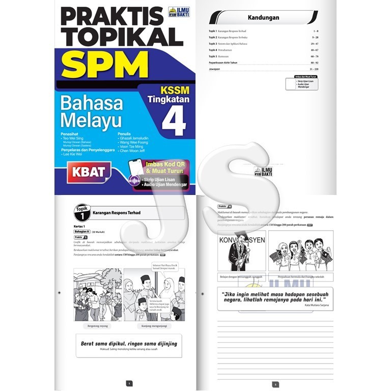 Topics LEVEL 4 KSSM 2024 & PRACTICAL SPM TOPICAL 5 KSSM/KBAT - BACTERIA ...