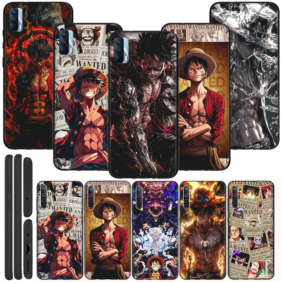 การ์ตูน One Piece Luffy สําหรับ Oppo A3 F25 Pro A80 K12x Reno 11f Tpu
