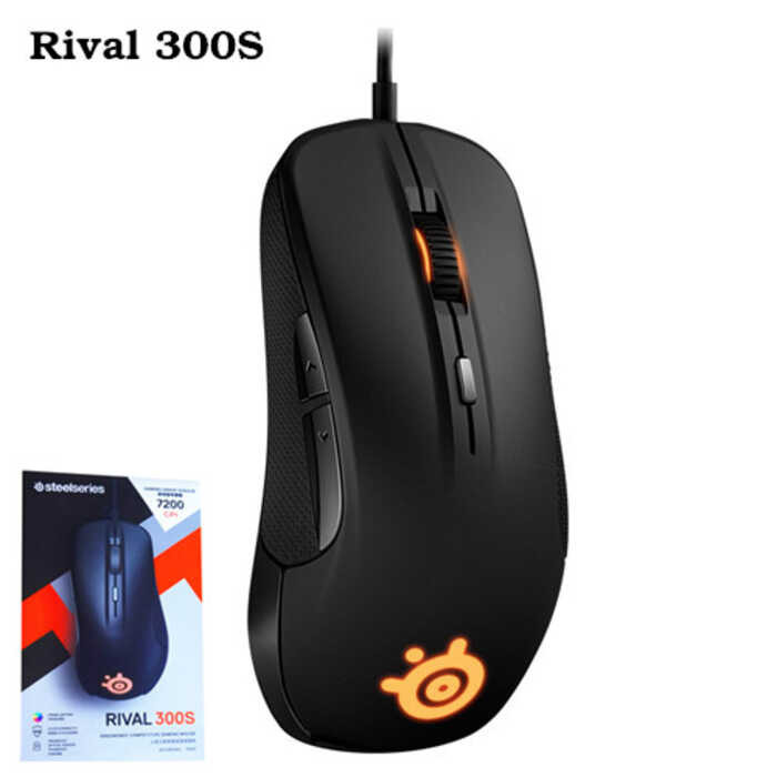 SteelSeries 100 Original 300S Rival 300 Gaming Wired 7200 DPI RGB LED ...
