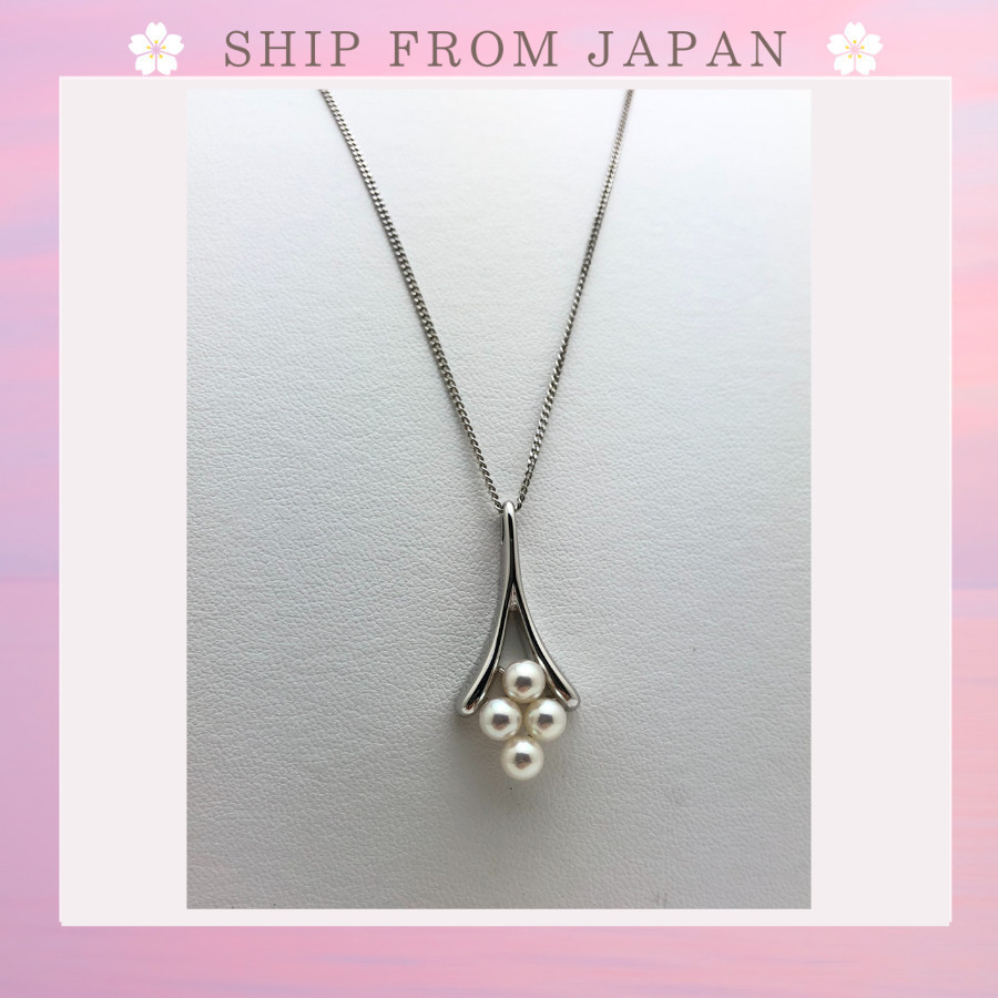[มือสอง] สร้อยคอ MIKIMOTO SV Pearl Design | Shopee Thailand
