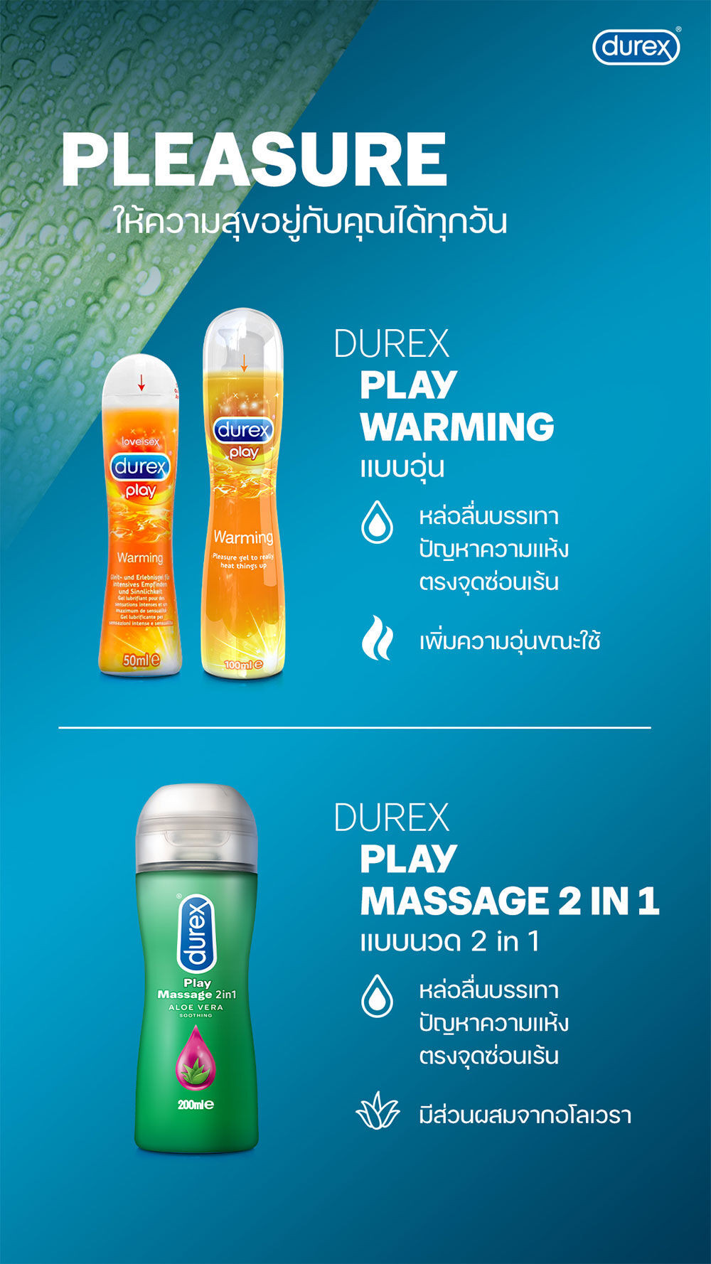 Durex Gel เจลหล่อลื่น ดูเร็กซ์. | Shopee Thailand