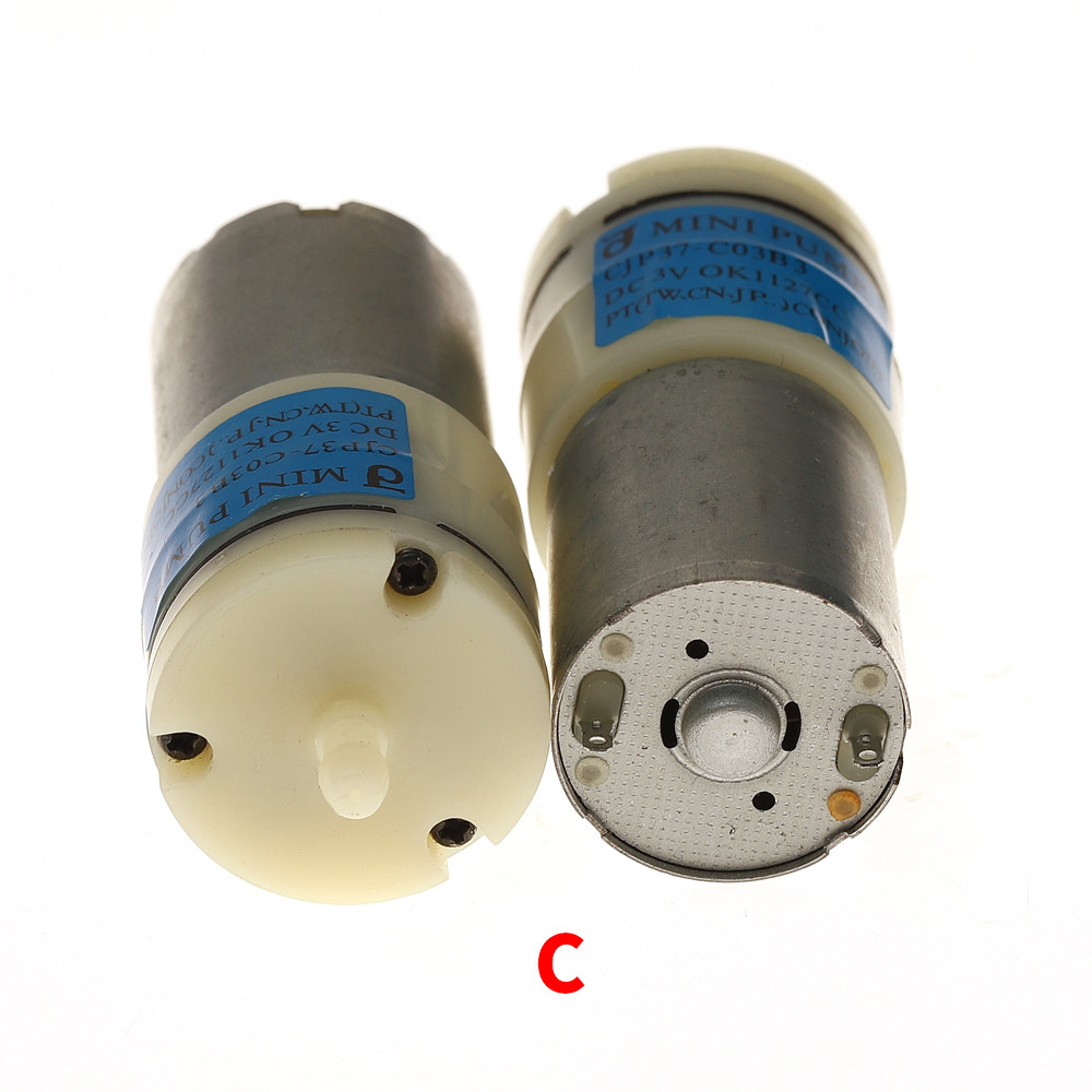 Dc 3V 3.7V 5V 6V ขนาดเล็กมินิ 370 มอเตอร์ไดอะแฟรมปั๊มลมปั๊มสูญญากาศแรงดันลบดูดเครื่องปั๊มนม ...
