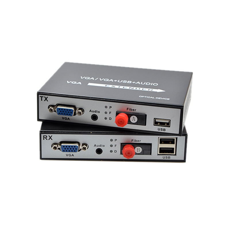 Optical End Machine VGA to Optical Fiber VGA Extender VGA Optical End ...