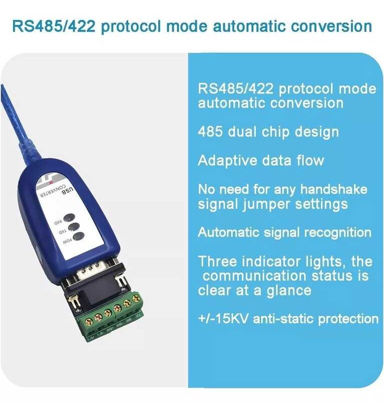 LY USB ถึง485 422 Serial Cable Rs485เกรดอุตสาหกรรมเป็นตัวแปลงการสื ...