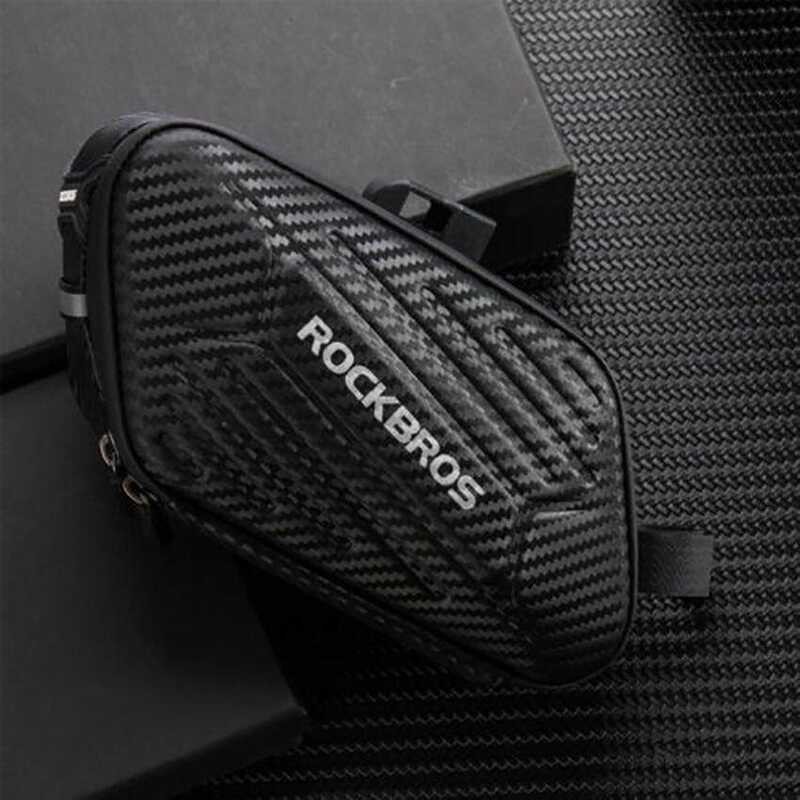 ROCKBROS Bicycle Waterproof Mountain Cycling Rear Seat Hard Shell Tail ...