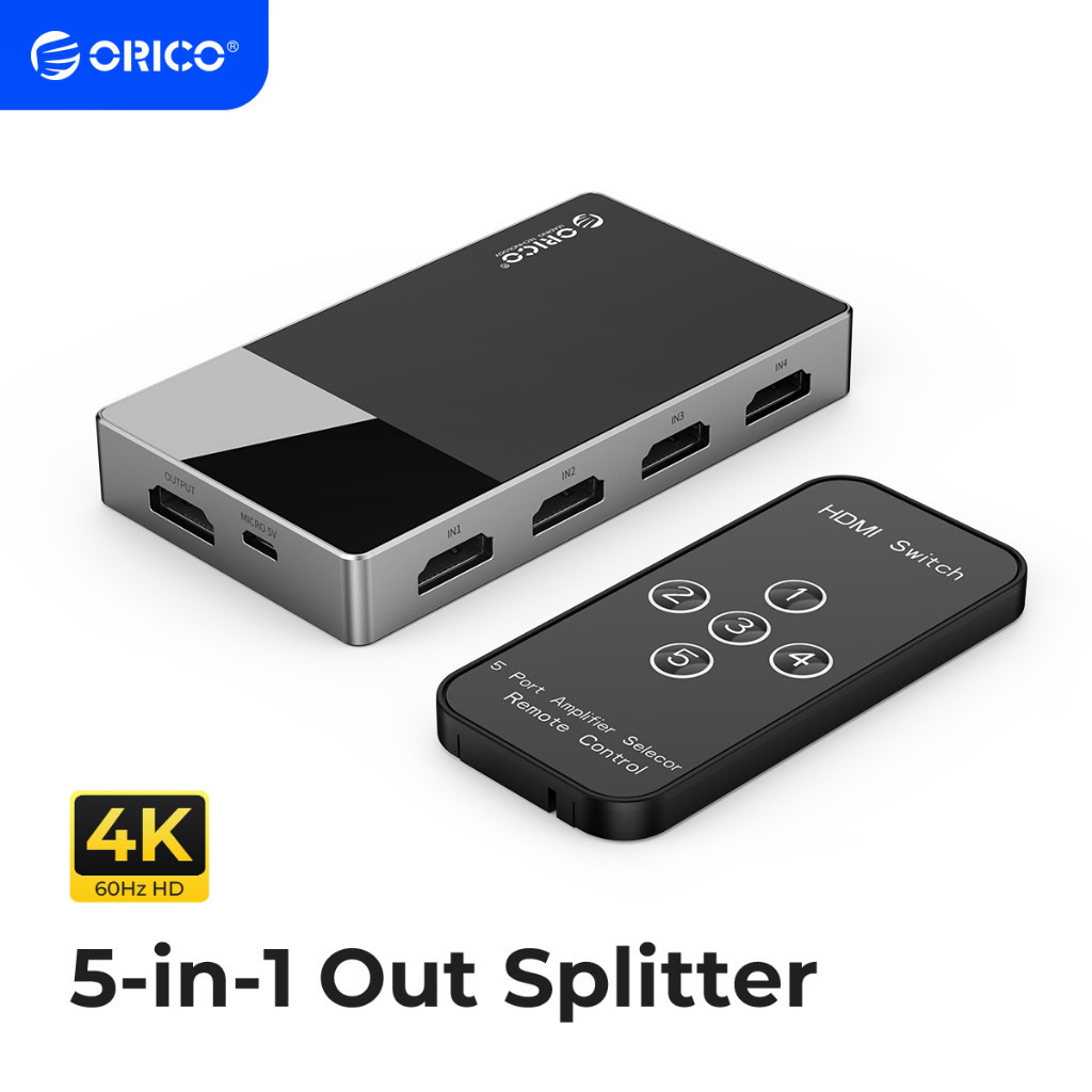 In stock ORICO HDMI Switch 4K HDMI Splitter 1 In 4 Out Converter รองรับ ...