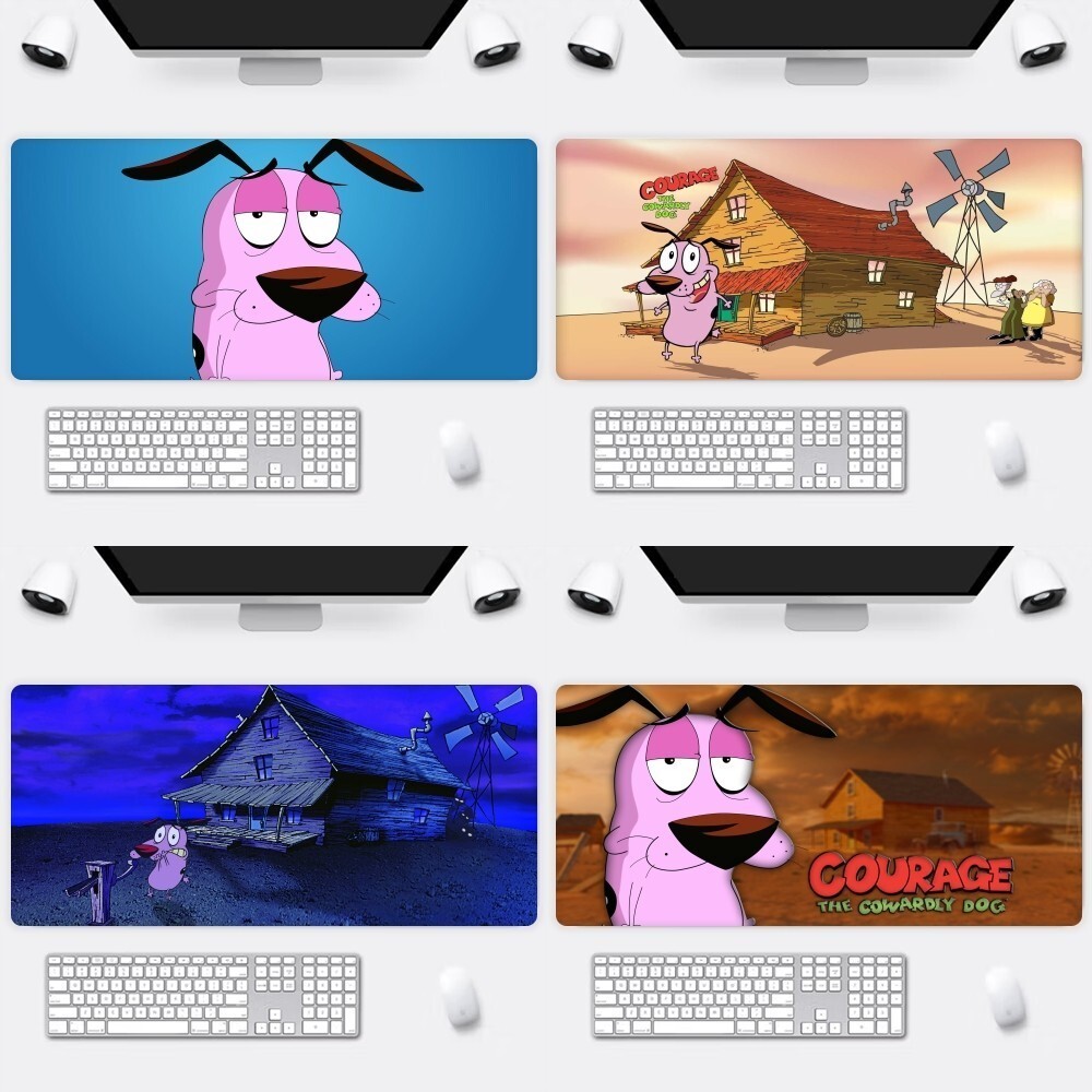 การ์ตูน C-COURAGE C-Cowardly Dog Mousepad Office เมาส์ขนาดเล็กขนาดใหญ่ ...